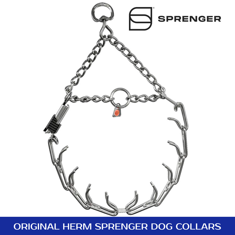 ULTRA-PLUS Training Prong Collar with Center-Plate, Swivel, Assembly ...